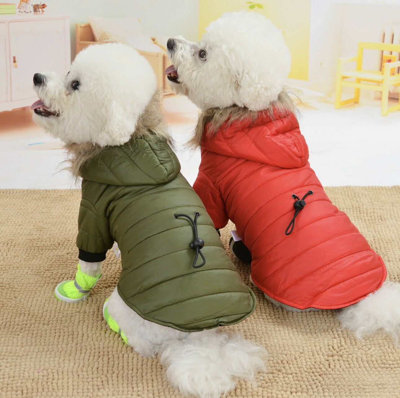 【楽天市場】NEW! 新作 ペット服 秋冬 保温 犬服 中小型犬 【2枚】tbq443：I tainment SHOP