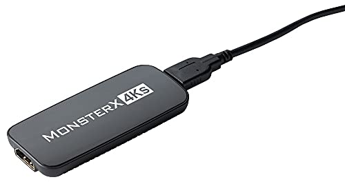【楽天市場】2021年度 WEB 会議 UVC/UAC対応 USB接続ビデオキャプチャー MonsterX 4Ks HDMI カメラアダプター テレワーク用 4K解像度（ 3840＊2160 ...