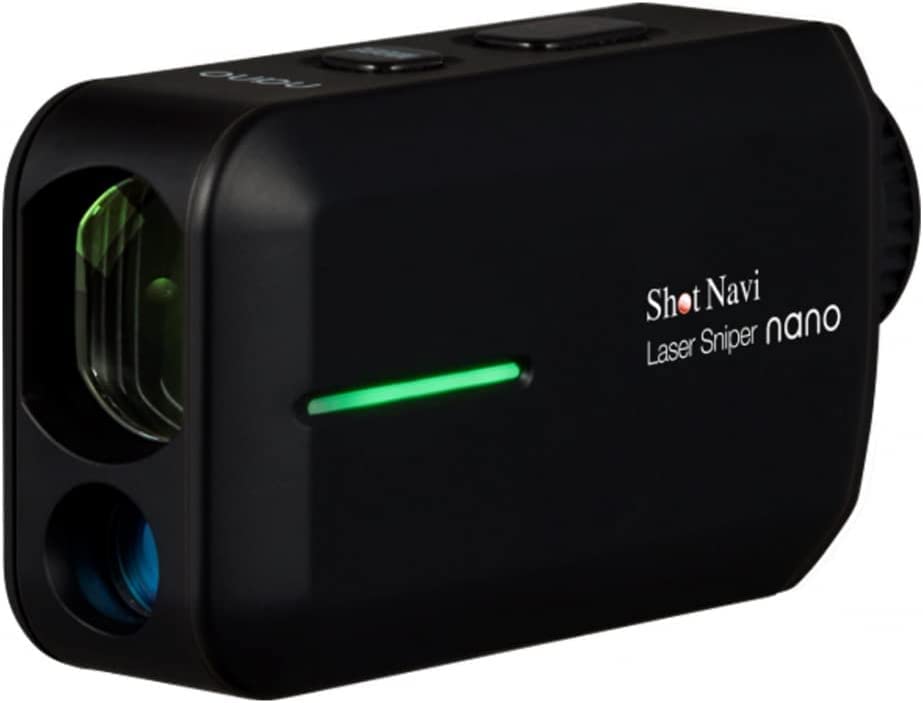 【楽天市場】Shot Navi(ショットナビ) ゴルフ レーザー距離測定器 LaserSniper nano BK 超軽量 日本製 6倍ズーム ...