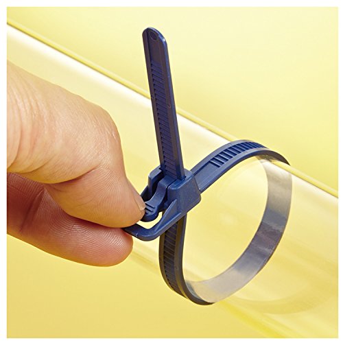 【楽天市場】ヘラマンタイトン メタルコンテント・アウトレバーリピートタイ 100P MCTSORF200-BLU：アイテムストア大阪本店