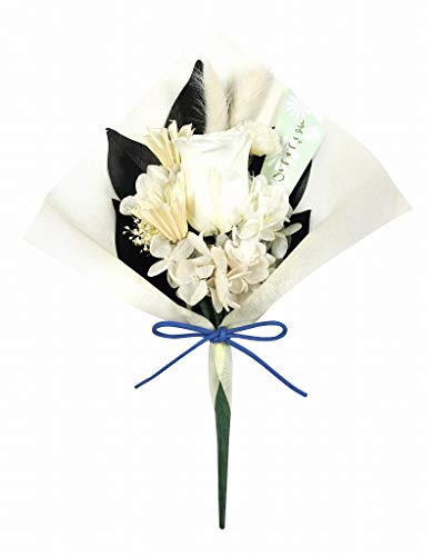 【楽天市場】スープ(Soup) プリザーブドフラワー ホワイト W16×D8×H30cm：アイテムストア大阪本店