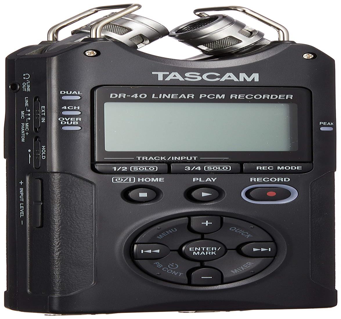 【楽天市場】TASCAM(タスカム) DR-40 VER2-J 4ch リニアPCMレコーダー 24bit/96kHz ハイレゾ ハンディ ...