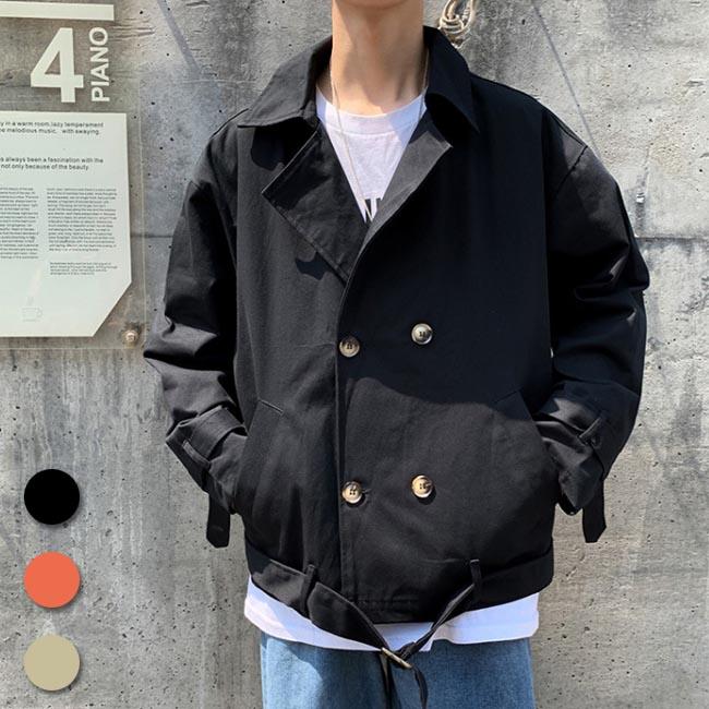 【楽天市場】THOM WILLS ジャケット メンズ ジャンパー ゆったり スプリングジャケット ブルゾン 春秋 トレンチコート お洒落 ...