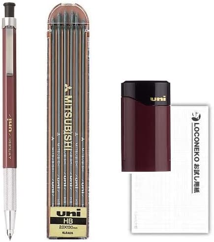 【楽天市場】三菱鉛筆 ユニホルダー MH-500 ノーマーク + ユニ替芯(N) + ポケットシャープナー + ロコネコ用紙(HB)：ロコネコ