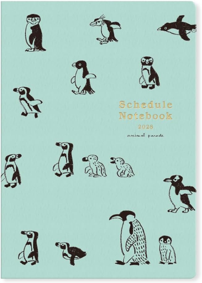 【楽天市場】RYU-RYU 2026年 ダイアリー A5 [マンスリー] 9月始まり スケジュール帳 ペンギン DN2603：ロコネコ