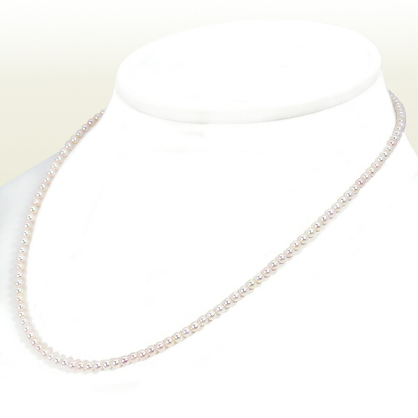 【楽天市場】あこや真珠ベビーパールネックレス＜3～3.5mm＞アジャスター・シルバー N-12897：糸川真珠オンラインショップ