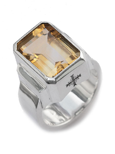 【楽天市場】Ark silver accessories アークシルバーアクセサリーズ 【 ジュエルリング ( シトリン ) 】[ 正規品 ...