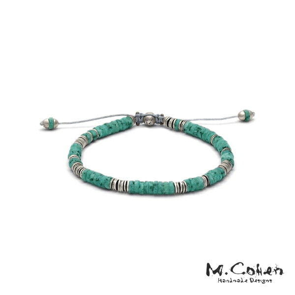 【楽天市場】M.Cohen エムコーエン 【 The Azuli Bracelet Turquoise [ B-104001 ] / ブレスレット ターコイズ 】[ 正規品 ] 天然石 宝石 ...
