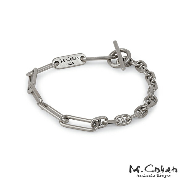 【楽天市場】M.Cohen エムコーエン 【 Duo Linka Bracelet [ B-104105 ] / チェーン ブレスレット 】[ 正規品 ] シルバー925 スターリングシルバー ...