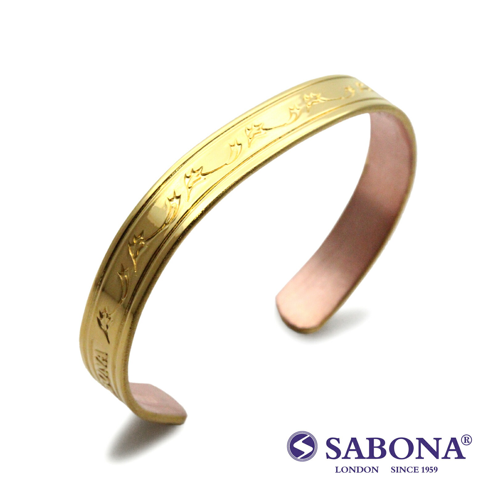 【楽天市場】SABONA LONDON サボナ ロンドン 【 Rosemary Gold / ローズマリー ゴールド カフ ブレスレット ...