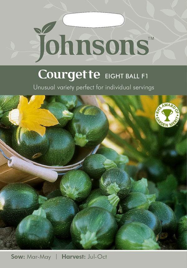 【楽天市場】【種子】Johnsons Seeds Courgette Eight Ball F1クルジェット（スカッシュ） エイト・ボール ジ ...