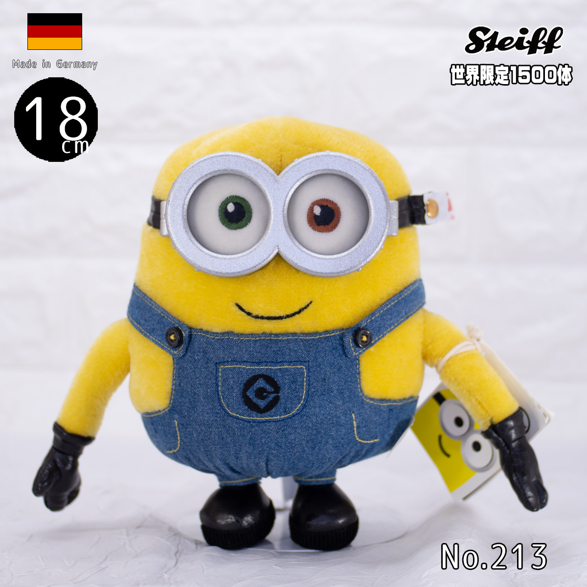 【楽天市場】シュタイフ テディベア Steiff ミニオンズ ボブ Minions Bob Universal Pictures 世界限定 ...