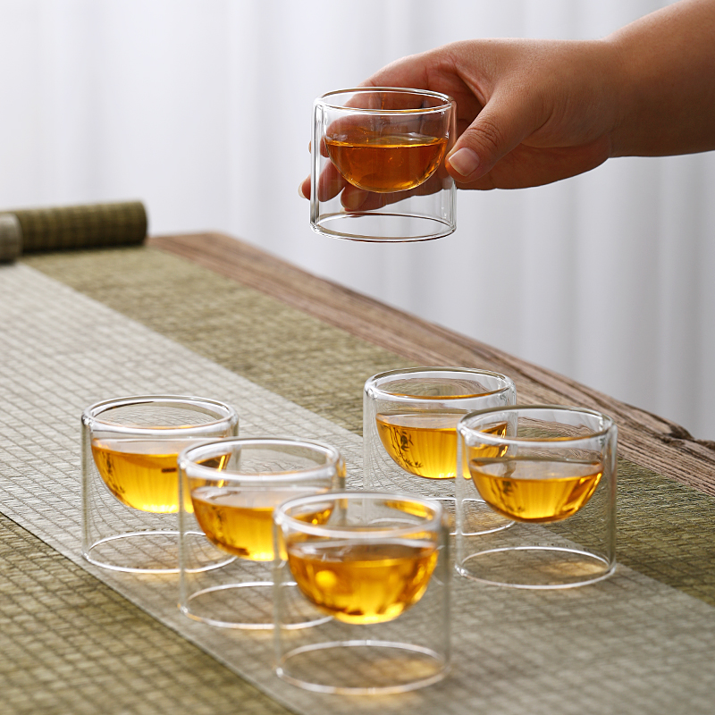 【楽天市場】【1点のみ】 IwaiLoft ダブルウォールグラス 70ml グラス ガラス コップ 小サイズ かわいい デザートカップ ティーグラス 冷茶グラス 結露しにくい 二重グラス ...