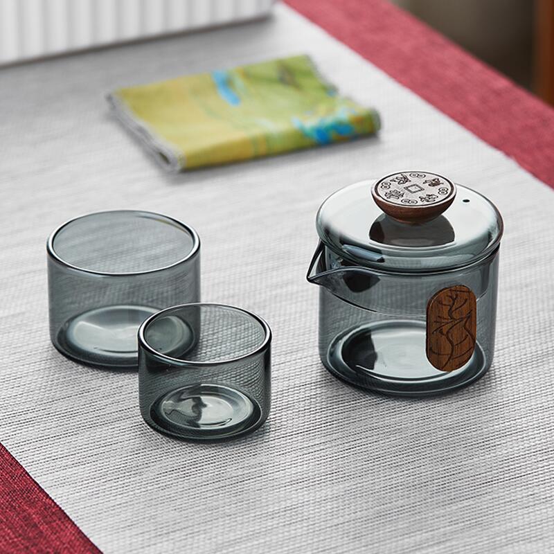 【楽天市場】IwaiLoft ワンカップティーメーカー ハンディーティーメーカー ティーポット 150ml ガラスピッチャー コップ2個付き 茶こしあり 耐熱ガラス 急須 ティーカップ マグ ...