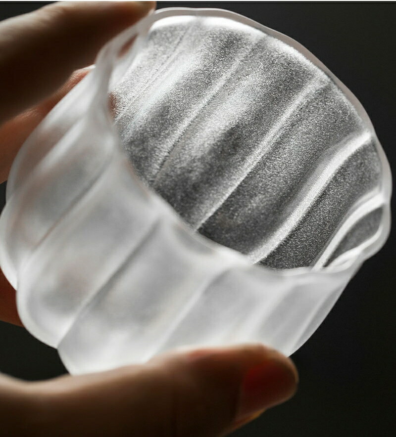 IwaiLoft 120ml 耐熱ガラス グラス ガラスコップ ガラスぐいのみ・おちょこ ローグラス 冷茶グラス ティーグラス 結露しにくい 電子レンジOK 来客用 誕生日プレゼント お祝い ...