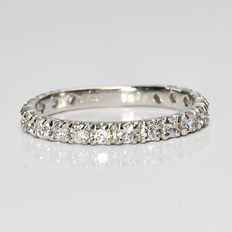 【楽天市場】現品限り 1.0ct リング 指輪 11号 1カラット エタニティリング 日本製 シルバー925 高品質CZジュエリー：癒し通りのアクセサリー屋さん