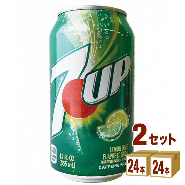 【楽天市場】セブンアップ 7UP 缶 炭酸飲料 355ml×24本×2ケース (48本)【送料無料※一部地域は除く】：イズミックワールド