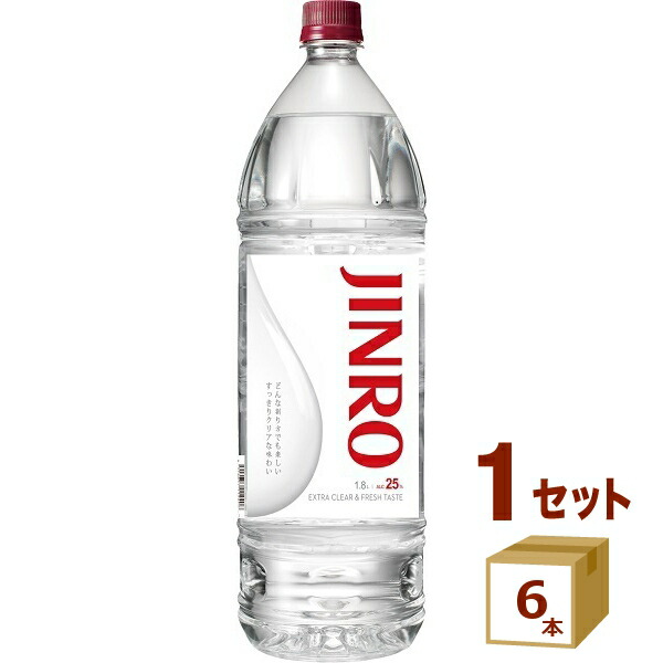 【楽天市場】眞露 韓国 焼酎 JINRO 25゜ 1800ml×6本 焼酎【送料無料※一部地域は除く】：イズミックワールド