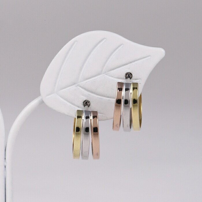 【楽天市場】【新着】 K18/K18PG/K14WG 3カラー ピアス 18金ゴールド 18金ピンクゴールド 14金ホワイトゴールド【送料無料】【ラッピング無料】：ジュエリーAYA