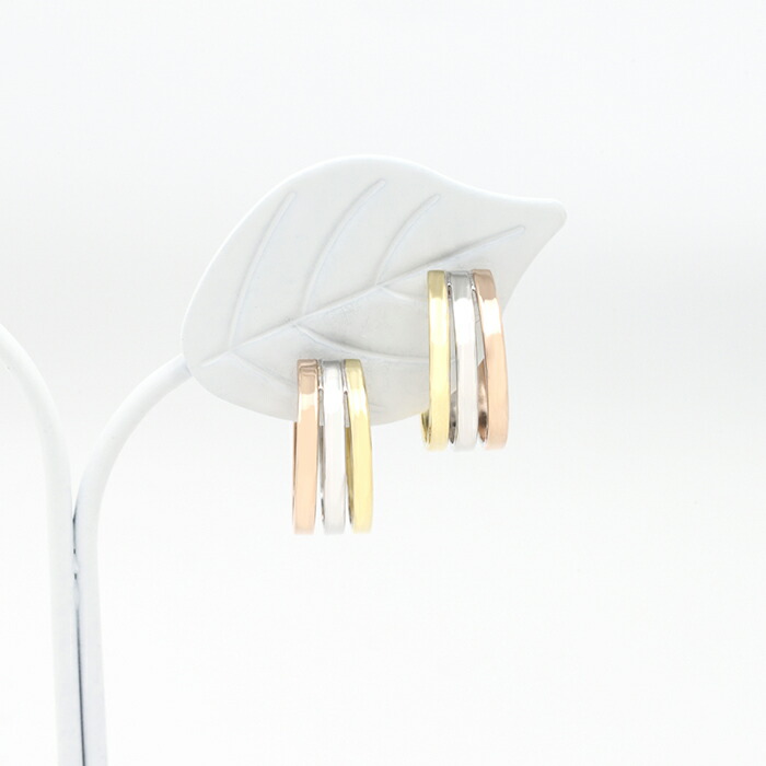 【楽天市場】【新着】 K18/K18PG/K14WG 3カラー ピアス 18金ゴールド 18金ピンクゴールド 14金ホワイトゴールド【送料無料】【ラッピング無料】：ジュエリーAYA