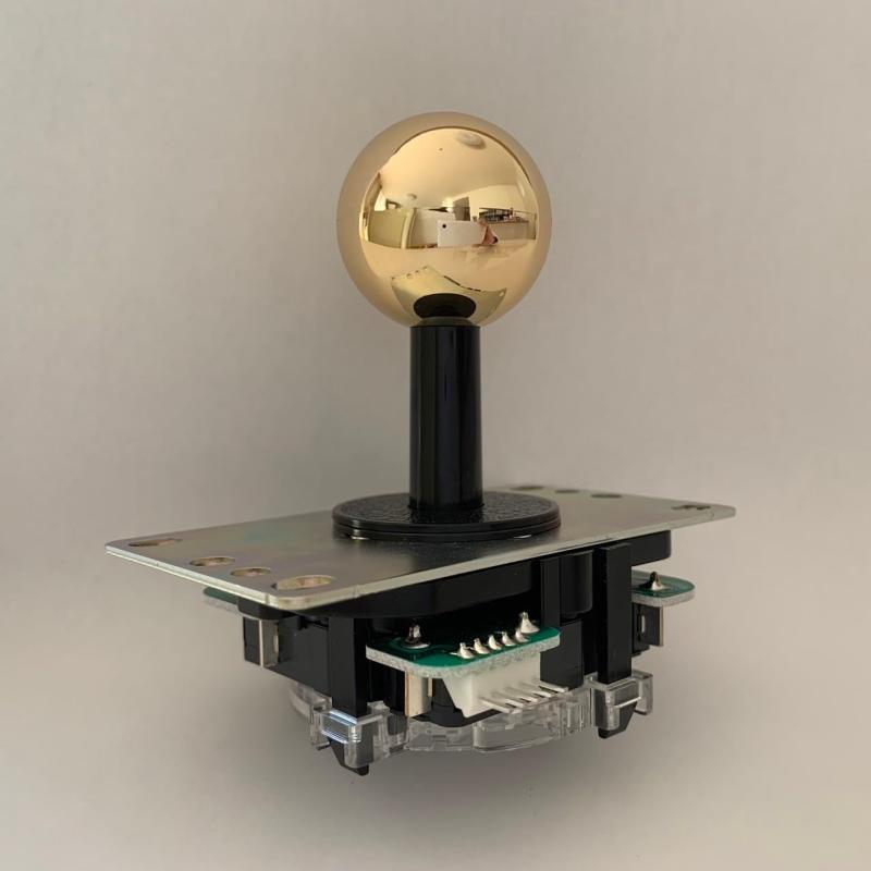 【楽天市場】三和電子 基板タイプ ジョイスティック レバー ゴールド 平鉄板 シャフトカバー付 JLX-TP-8YT-SK-AU ...