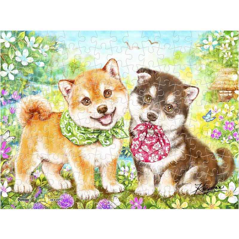 【楽天市場】ピントー(Pintoo) 150ピース ミニパズル プラ製ジグソーパズル【Kayomi_柴犬ベイビーの任務】(8X10cm)子供大人 破片なし カチっとハマる[P1421 ...