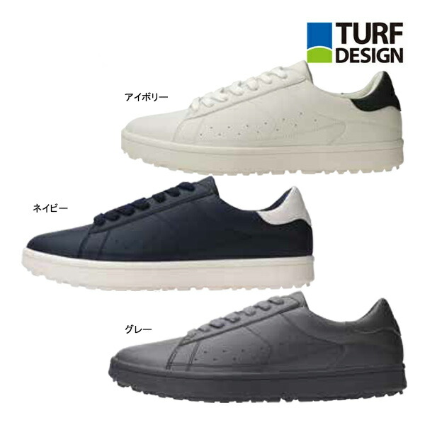 【楽天市場】ターフデザイン ゴルフ メンズ デザイン シューズ TDSH-2275 TURF DESIGN GOLF SHOES 靴 スパイクレス ゴルフ 日常 タウン シンプル ...