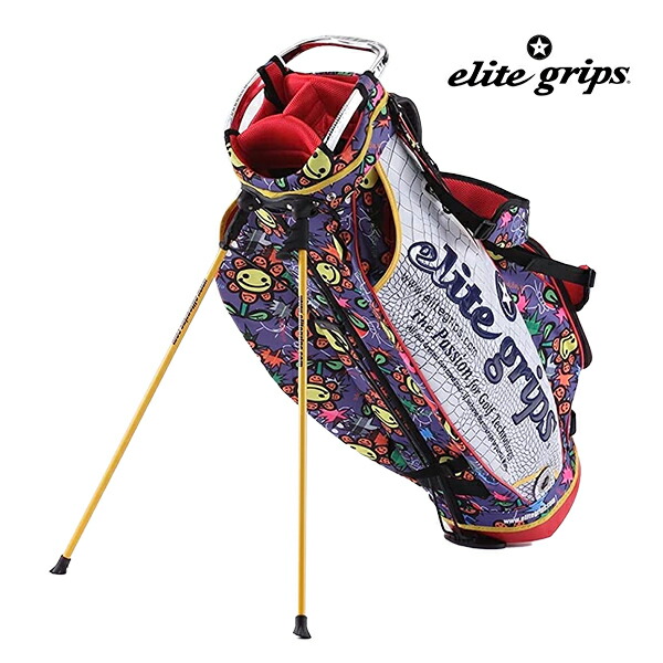 【楽天市場】【23年継続モデル】エリートグリップ スタンドキャディバッグ ハッピークロコ 9.5in スタンド elite grips ...