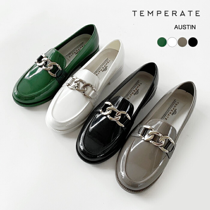 【楽天市場】限定クーポン発行中! 【15%OFF】 テンパレイト レインシューズ ローファー レディース TEMPERATE AUSTIN ...