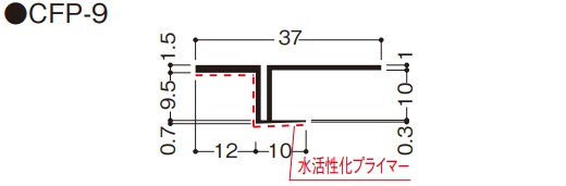【楽天市場】目透し見切CFP-9 シロ CFP9 50本入 フクビ：j-Relife