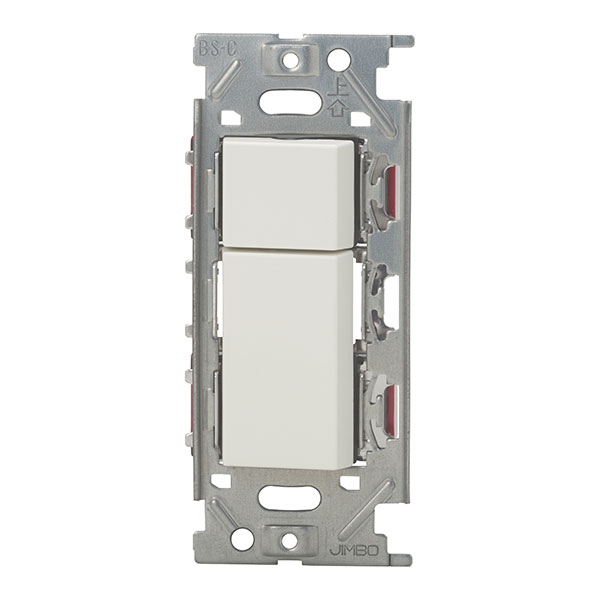 【楽天市場】JIMBO NK NKW スイッチセット 3路・3路ダブル PW色 NKW02308PW：J-relife