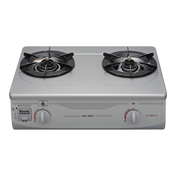 【楽天市場】リンナイ ガステーブルコンロ プロパンガス(LPG) 強火力左側 56cm グリルなし RTS-336-2FTS(SL)A-L：J-relife