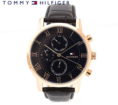 【楽天市場】TOMMY HILFIGER トミーヒルフィガー 1791399 メンズ 腕時計 アナログ クォーツ 革ベルト レザーバンド ...