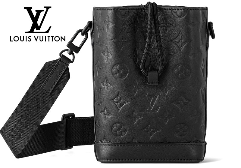 【楽天市場】LOUIS VUITTON ルイ ヴィトン M82248 ノエ･スリング モノグラム･シャドウ カーフレザー メンズ ショルダー ...