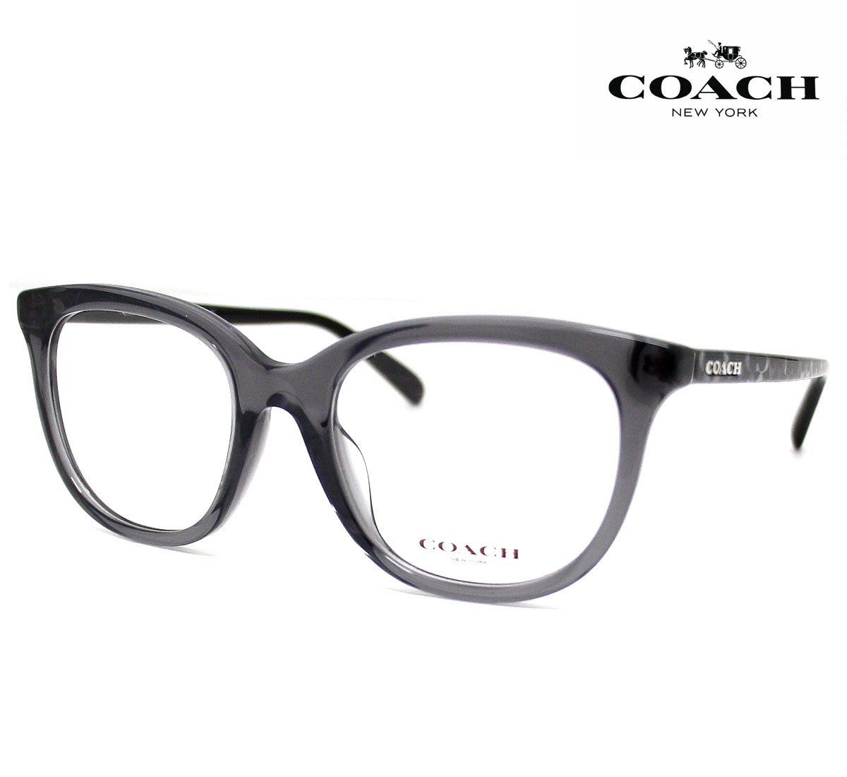 【楽天市場】COACH コーチ HC6223U 5785 51 OPTICS 伊達眼鏡 メガネフレーム アイウェア スクエア ...