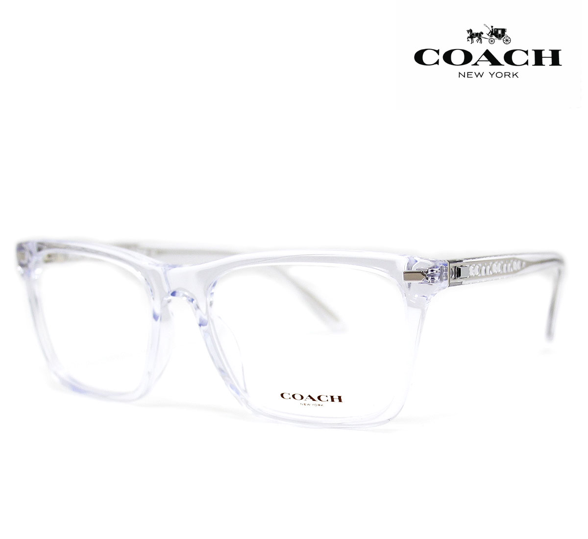 【楽天市場】COACH コーチ HC6238U 5111 57 OPTICS 伊達眼鏡 メガネフレーム アイウェア トランスペアレント クリア ...