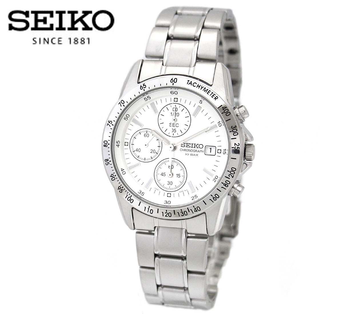 【楽天市場】SEIKO SPIRIT SBTQ039 セイコー スピリット メンズ 腕時計 男性用 アナログ クオーツ クロノグラフ シルバー ...