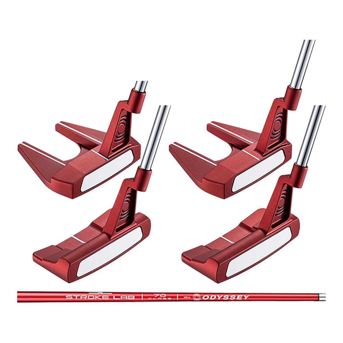 【楽天市場】オデッセイ TRI-BEAM RED パター Stroke Lab シャフト 2024年モデル ODYSSEY [DOUBLE WIDE／DOUBLE WIDE CS／#7／ #7 ...