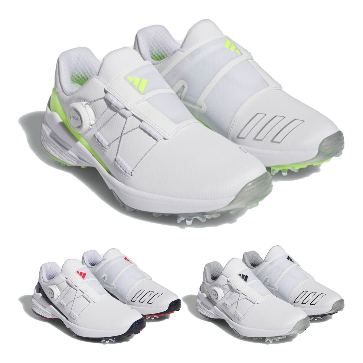 【楽天市場】【レディース】アディダス ゴルフ ゴルフシューズ ウィメンズ ZG23 BOA ゼッドジー 23 ボア LII02 IE2134／IE2135／IF0239 ソフトスパイク 2E ...
