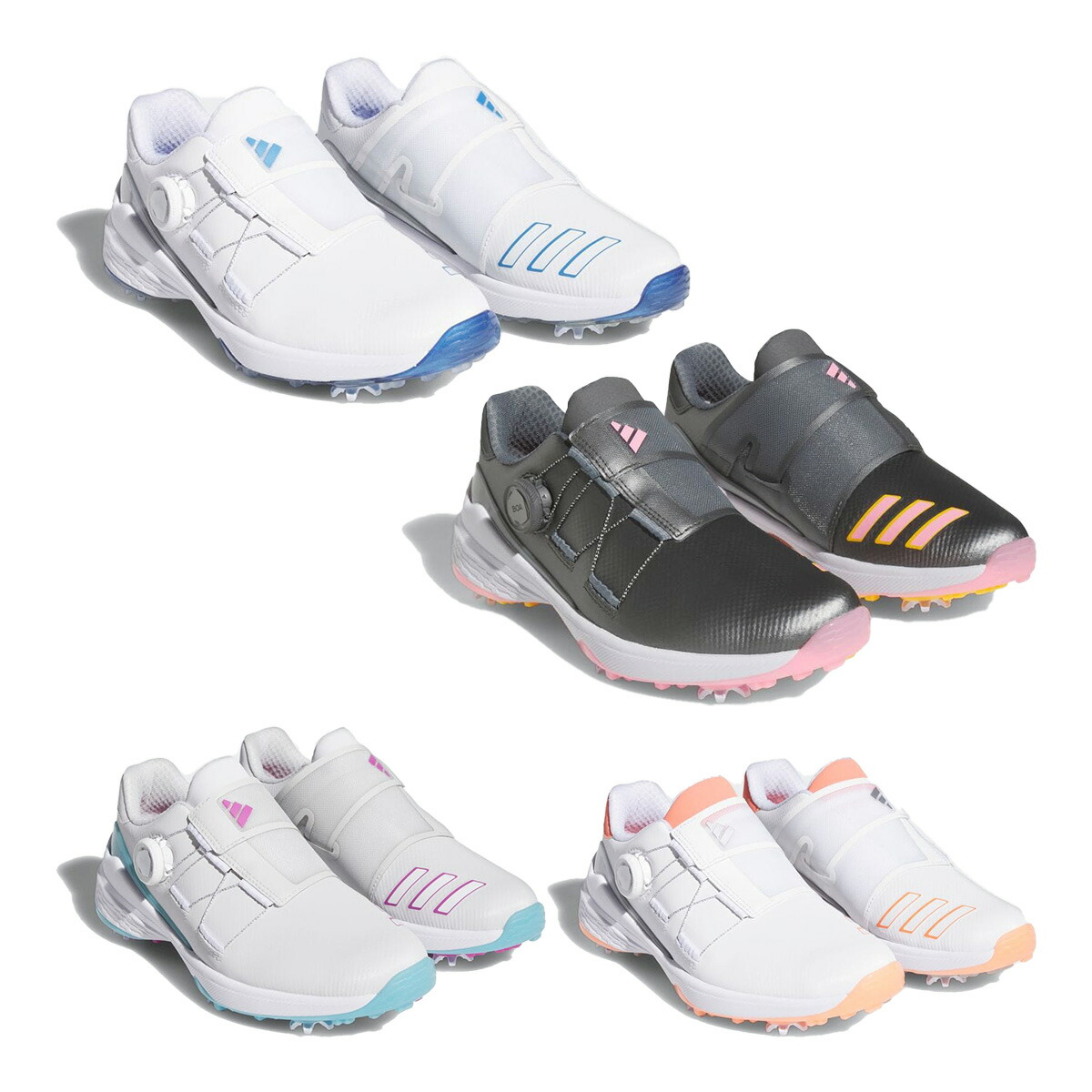 【楽天市場】【レディース】アディダス ゴルフ ゴルフシューズ ウィメンズ ZG23 BOA ゼッドジー 23 ボア LII02 GZ2171／GZ2172／GZ2173／HP2225 2E相当 ...