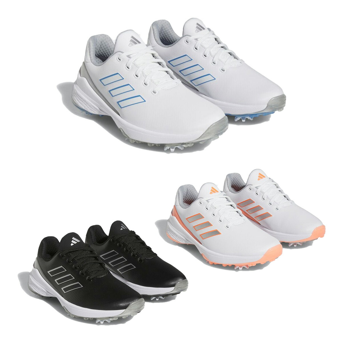 【楽天市場】【レディース】アディダス ゴルフ ゴルフシューズ ウィメンズ ZG23 ゼッドジー 23 LII03 GZ2174／GZ2175／GZ2176 2E相当 紐タイプ おしゃれ ...