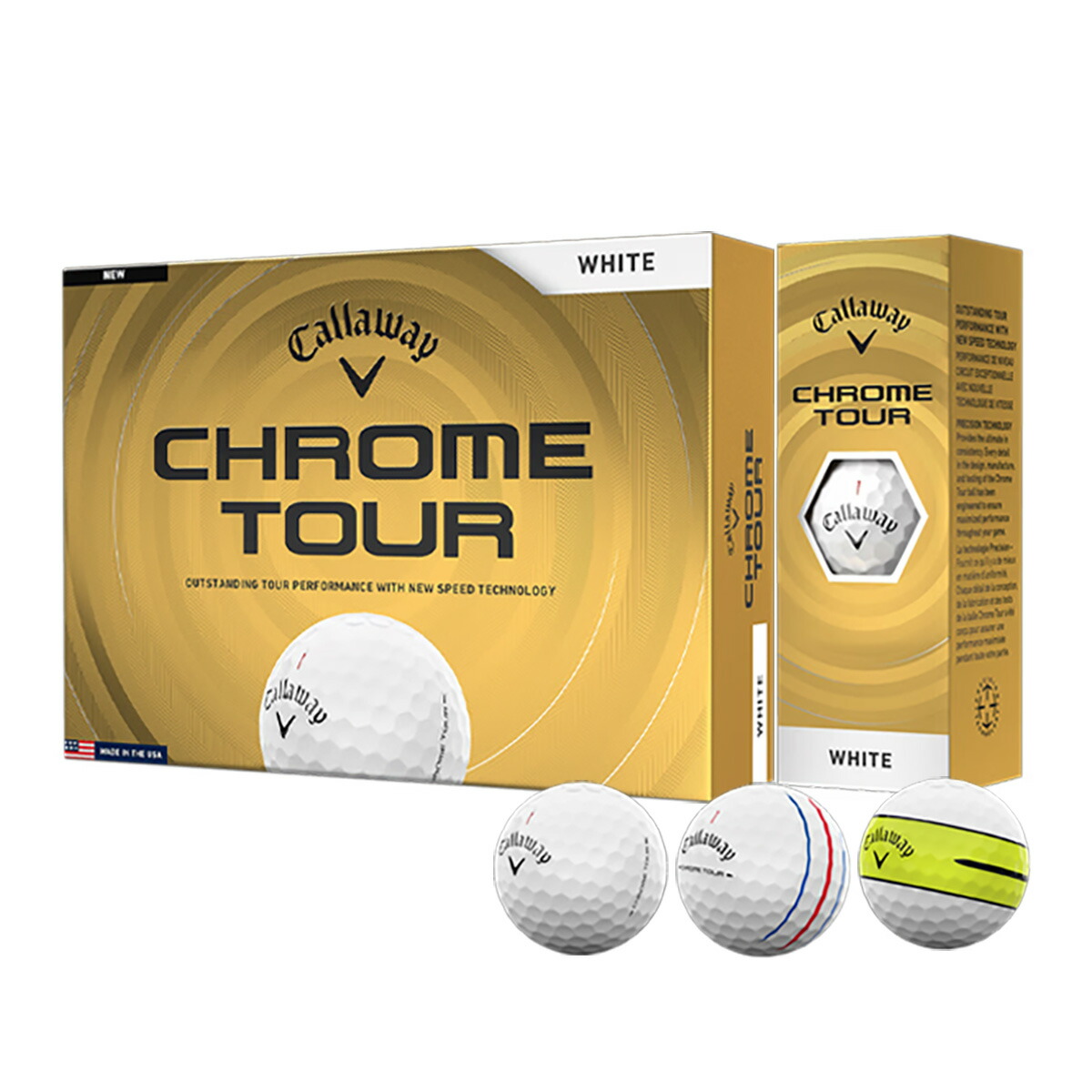 【楽天市場】キャロウェイ クロムツアー ゴルフボール 1ダース(12球入) 2026年モデル Callaway[CHROME SOFT ...