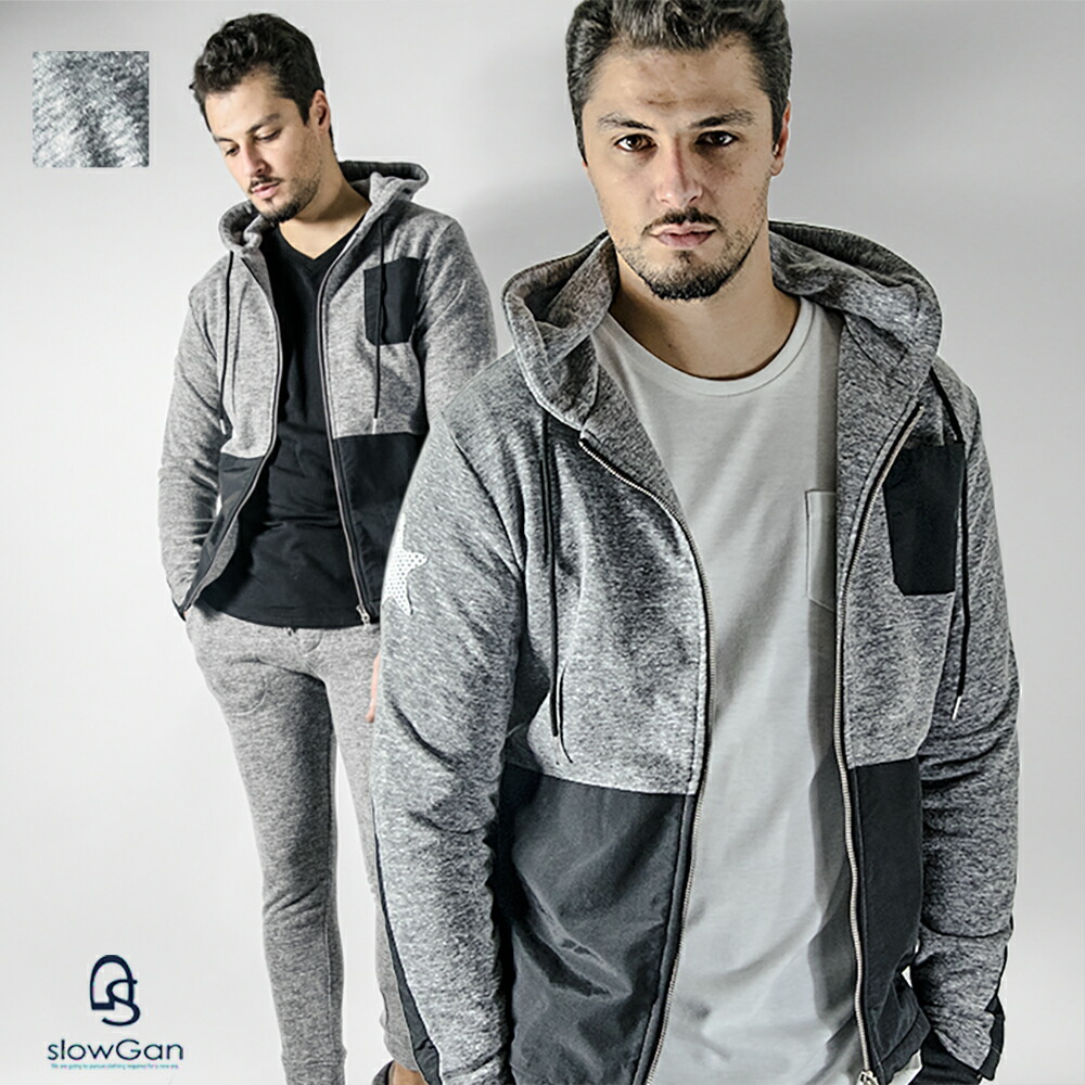 【楽天市場】スウェットパーカー slowGan カラットスローガン オーシャンズ メンズ パーカー：REBOOT