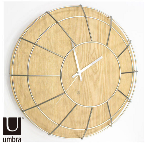 【楽天市場】umbra アンブラ ケージ ウォールクロック Cage Wall Clock 壁掛け時計 デザイン家電 時計：セレクトショップ ...
