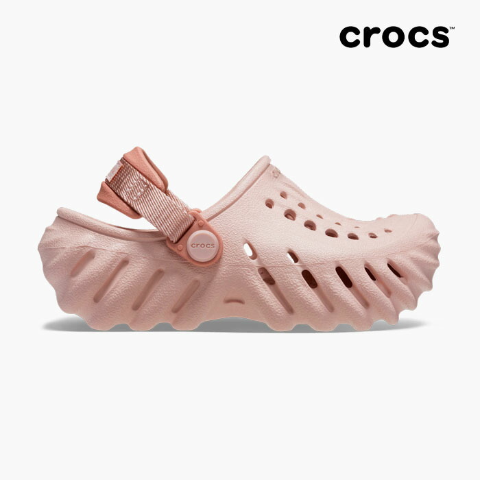 【楽天市場】【毎日発送】クロックス サンダル ベビー エコークロッグ CROCS TODDLER ECHO CLOG PINK CLAY ...