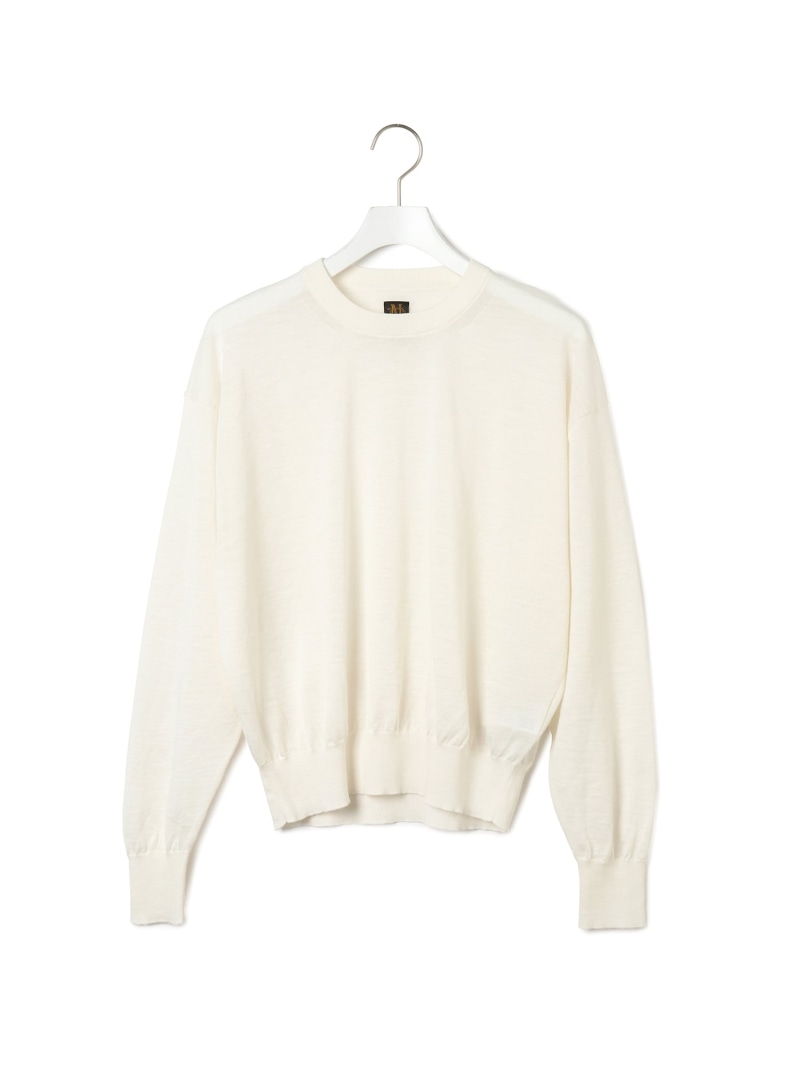 【楽天市場】【SALE／40%OFF】【BATONER(バトナー)】CHOMA CREW NECK ADAM ET ROPE' FEMME アダムエロペ トップス ニット ホワイト レッド ...