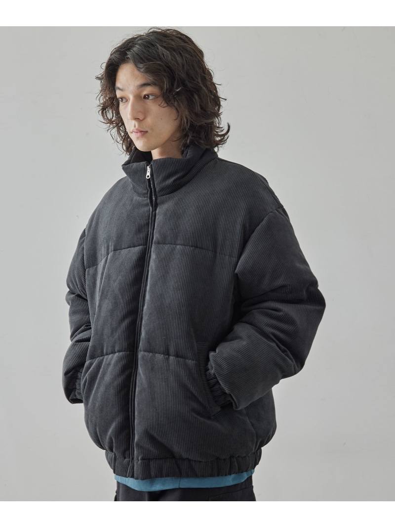 【楽天市場】【SALE／50%OFF】コーデュロイルーズファイバーダウンジャケット JUNRED ジュン スタンダード ピックス ジャケット ...