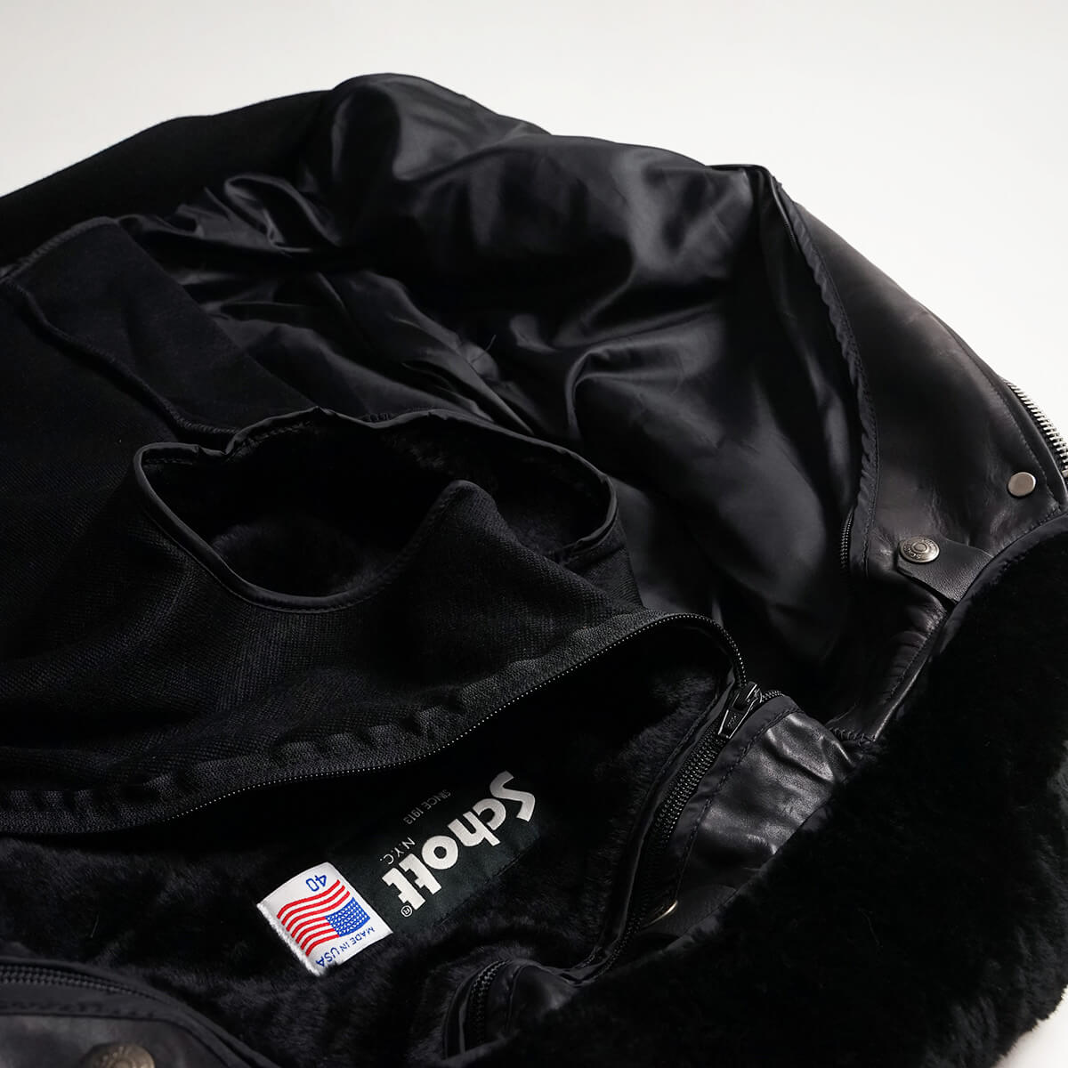 【楽天市場】ショット SCHOTT 184SM A-2 レザーフライトジャケット BIG SIZE (ビッグサイズ アメリカ製 米国製 ボマー ...