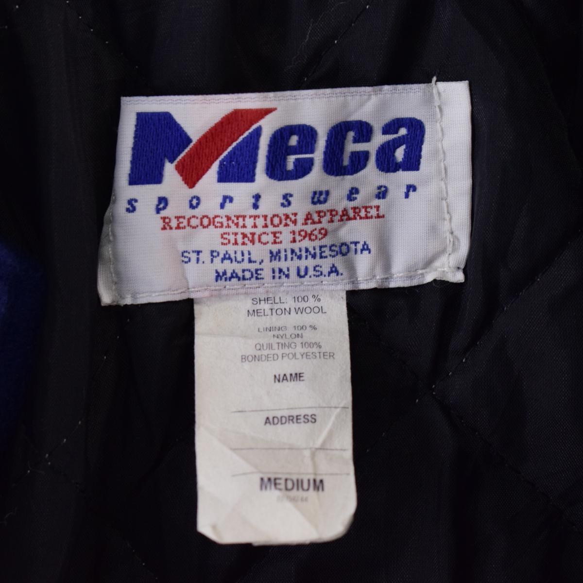 【楽天市場】古着 90年代 Meca 袖革ウールスタジャン アワードジャケット USA製 メンズM ヴィンテージ /eaa270575 【中古 ...