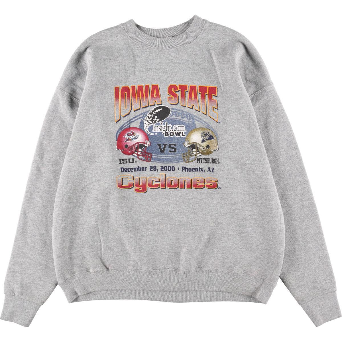 【楽天市場】古着 フルーツオブザルーム FRUIT OF THE LOOM アイオワ州立大学 IOWA STATE カレッジスウェットシャツ ...